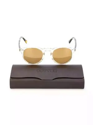 Oliver Spencer X Kitsuné Gregory Peck Sunglasses - Metallic