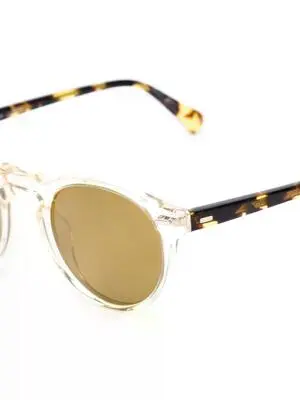 Oliver Spencer X Kitsuné Gregory Peck Sunglasses - Metallic