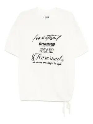 Izzue Graphic T-shirt - Neutrals
