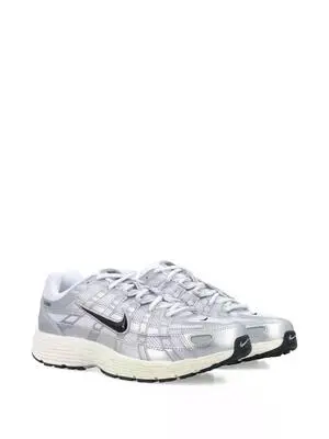 Nike P-6000 Mesh-panelled Sneakers - Silver