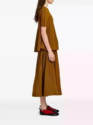 Proenza Schouler Tavia Midi Skirt - Brown
