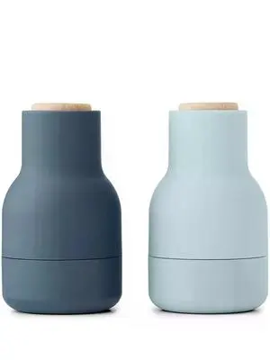 AUDO Bottle Grinder Ceramic Salt And Pepper Mill - Blue