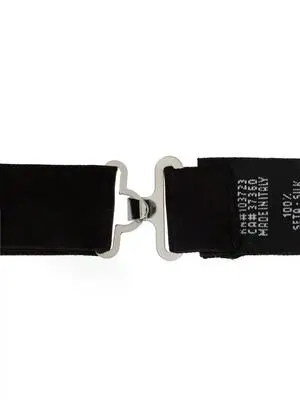 Giorgio Armani Velvet Bow Tie With Hook Fastening