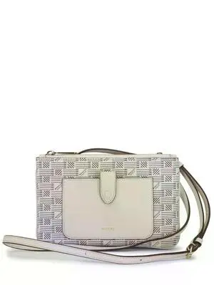 Moreau Monogram Leather Crossbody Bag