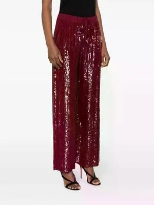 P.a.r.o.s.h Glare Sequinned Trousers - Red