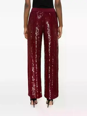 P.a.r.o.s.h Glare Sequinned Trousers - Red