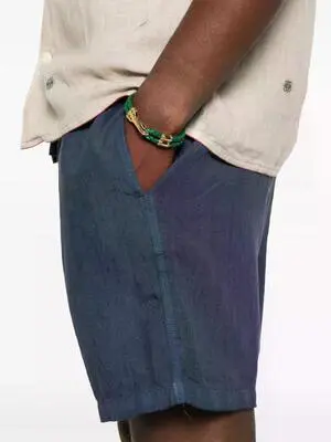 120% Lino Linen Shorts - Blue