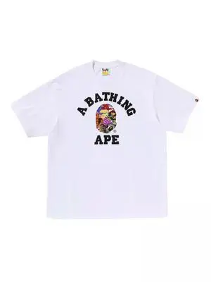 A BATHING APE Graphic-print T-shirt - White