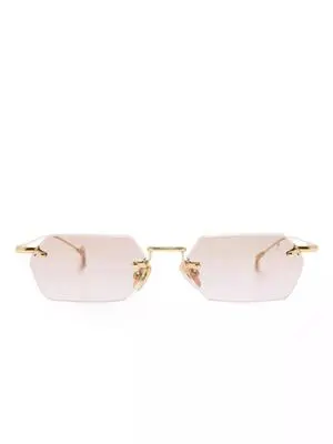 EYEPETIZER Rimless Geometric Sunglasses