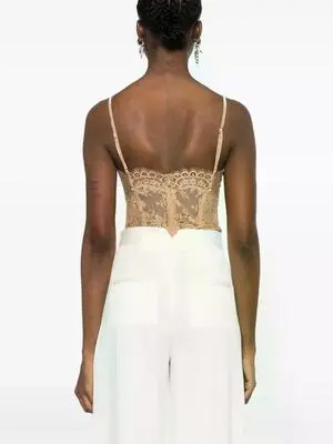 Zimmermann Lace Teddy Bodysuit - Neutrals