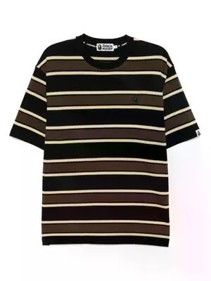 A BATHING APE Logo-embroidered T-shirt