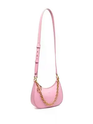 Bally Emblem Logo-charm Leather Crossbody Bag - Pink