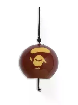 A BATHING APE Ape-face Ornament - Brown