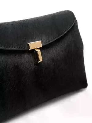 TOTEME T-lock Clutch Bag - Black