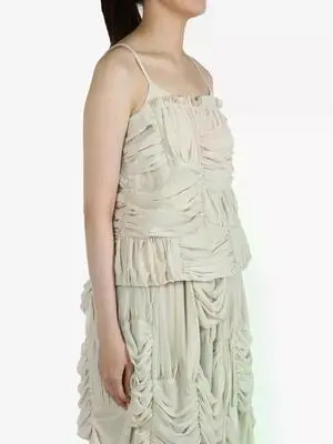 COMME DES GARÇONS TAO Draped Sleeveless Top