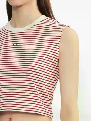 A BATHING APE Striped Sleeveless Top