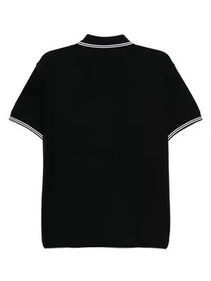 CHOCOOLATE Logo-embroidered Polo Shirt - Black