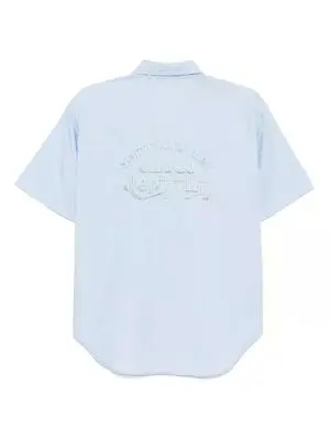 CHOCOOLATE Cotton Short-sleeve Shirt - Blue