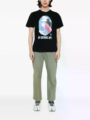 A BATHING APE Carp Photo T-shirt