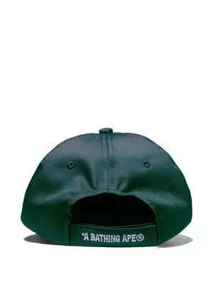 A BATHING APE Logo-embroidered Cap - Green