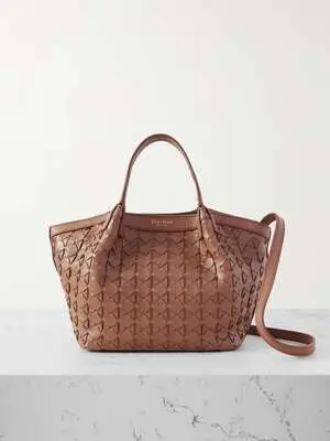 SERAPIAN Secret Mini Woven Leather Shoulder Bag