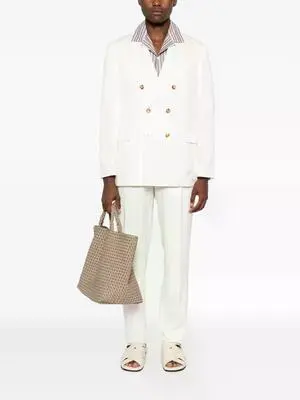 Brunello Cucinelli Double-breasted Suit - Neutrals