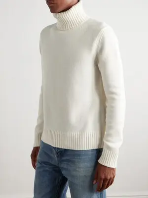 TOM FORD Cashmere Rollneck Sweater - White