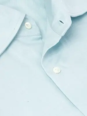 STOFFA Cotton And Linen-blend Shirt