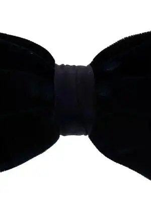 Giorgio Armani Hook-fastening Velvet Bow Tie