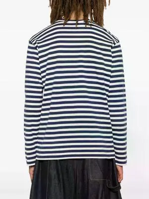 Play Comme Des Garcon Heart-patch T-shirt
