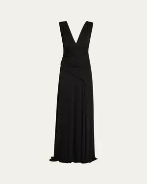 Halston A-line Evening Dresses