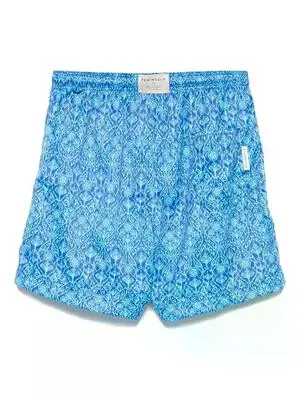 PENINSULA SWIMWEAR Patterned Swim Shorts - Blue