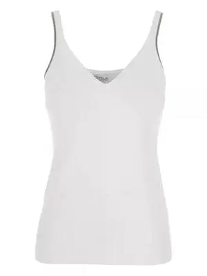 Brunello Cucinelli Trimmed Camis Tanks For Women