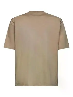 Zegna Crew-neck T-shirt - Neutrals