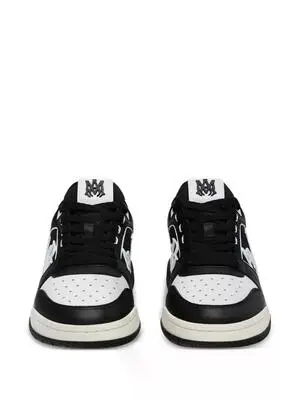 Amiri Logo-embellished Low-top Sneakers - Black