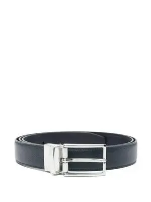 Emporio Armani Leather Belt - Blue