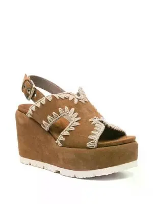 Mou 95mm Whipstitch-detail Sandals