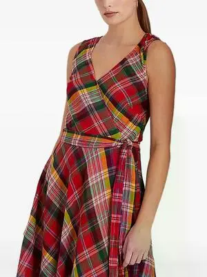 Ralph Lauren Plaid Belted Dress