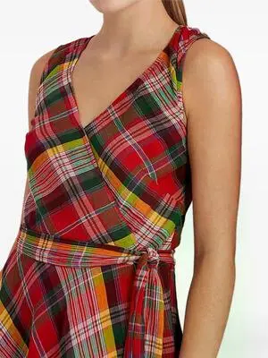 Ralph Lauren Plaid Belted Dress