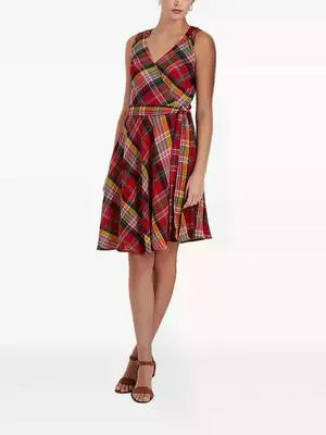 Ralph Lauren Plaid Belted Dress
