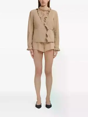 Marni Ruffled Wrap Jacket