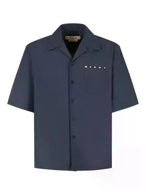 Marni Short-sleeve Button-up Shirt - Blue