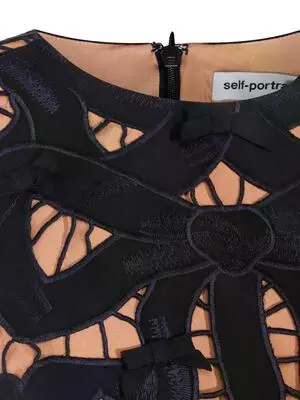 SELF-PORTRAIT Embroidered Mini Dress