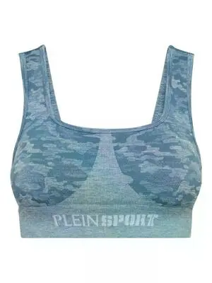 Plein Sport Printed Sports Bras