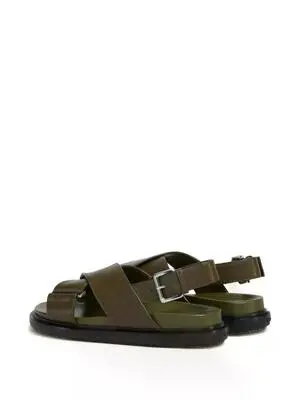 Marni Cross-strap Flat Sandals