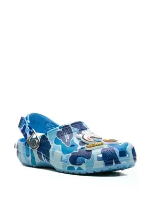CROCS X A Bathing Ape Clog Sneakers - Blue