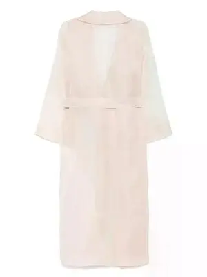 BLANCA VITA Transparent Trench Coat