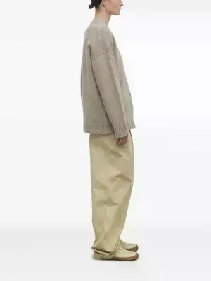 THE ROW Pleated-waistband Straight-leg Trousers - Neutrals