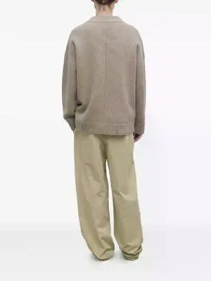 THE ROW Pleated-waistband Straight-leg Trousers - Neutrals