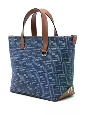Fendi Ff Tote Bag - Blue